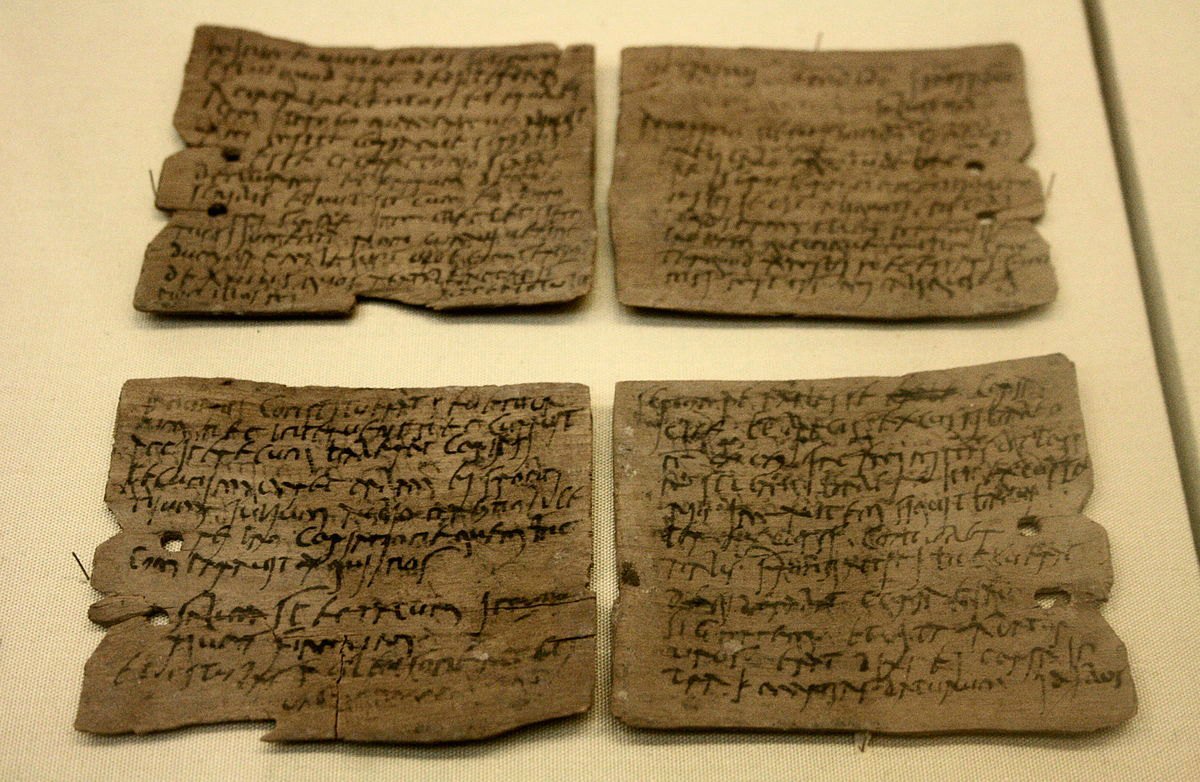 -Roman_writing_tablet from Vindolanda – Millie Thom