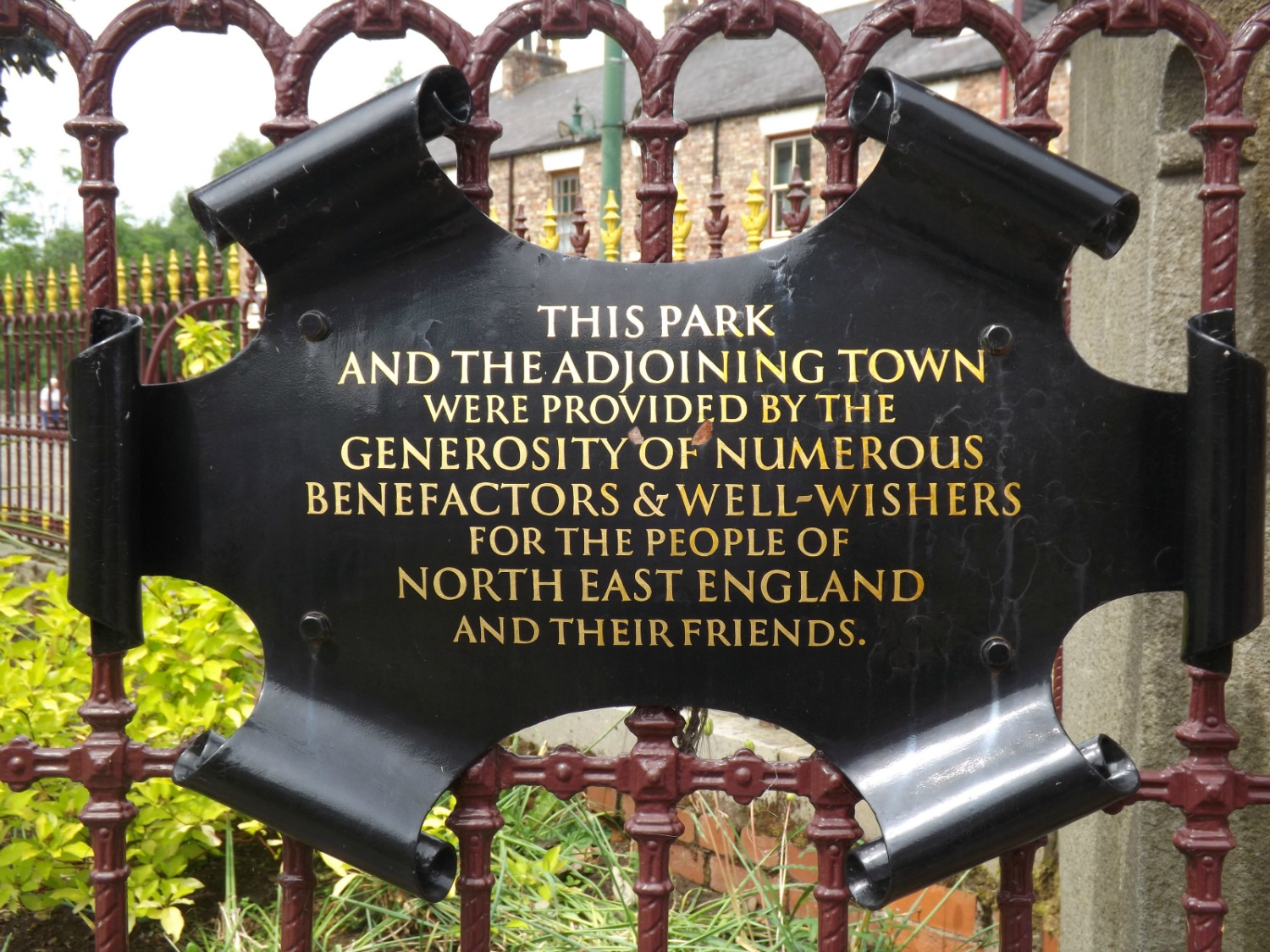Notice on the Park Gate – Millie Thom