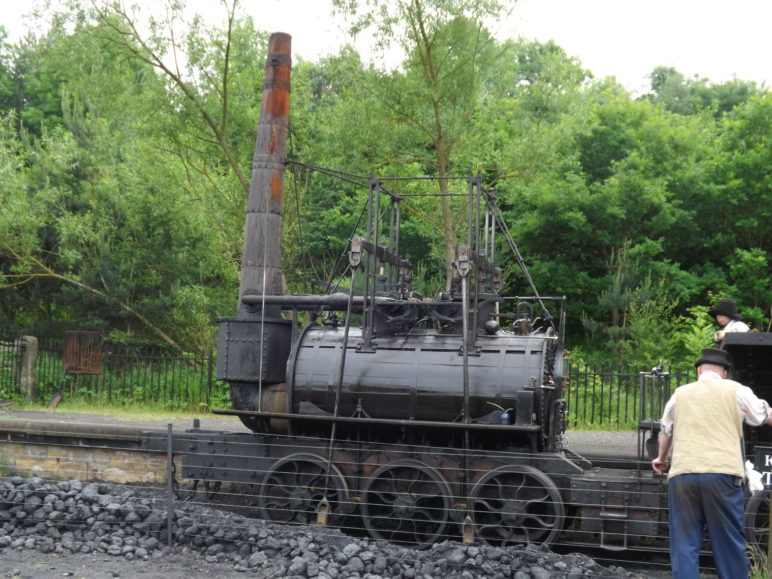 Steam Elephant – the engine in use on the day we were there – Millie Thom