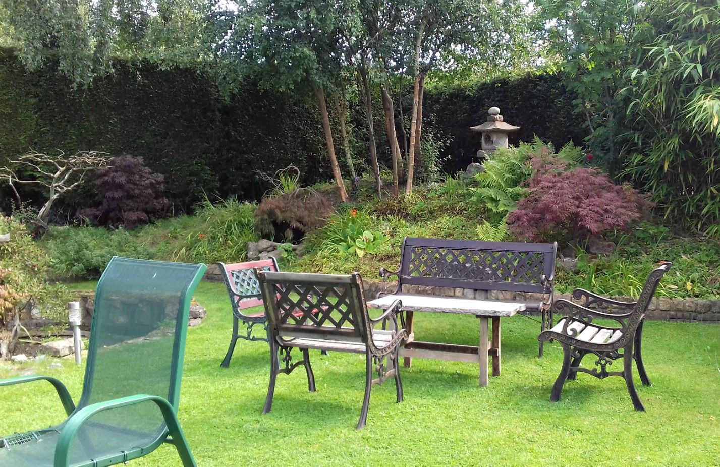 Outside seating area for drinking tea! – Millie Thom