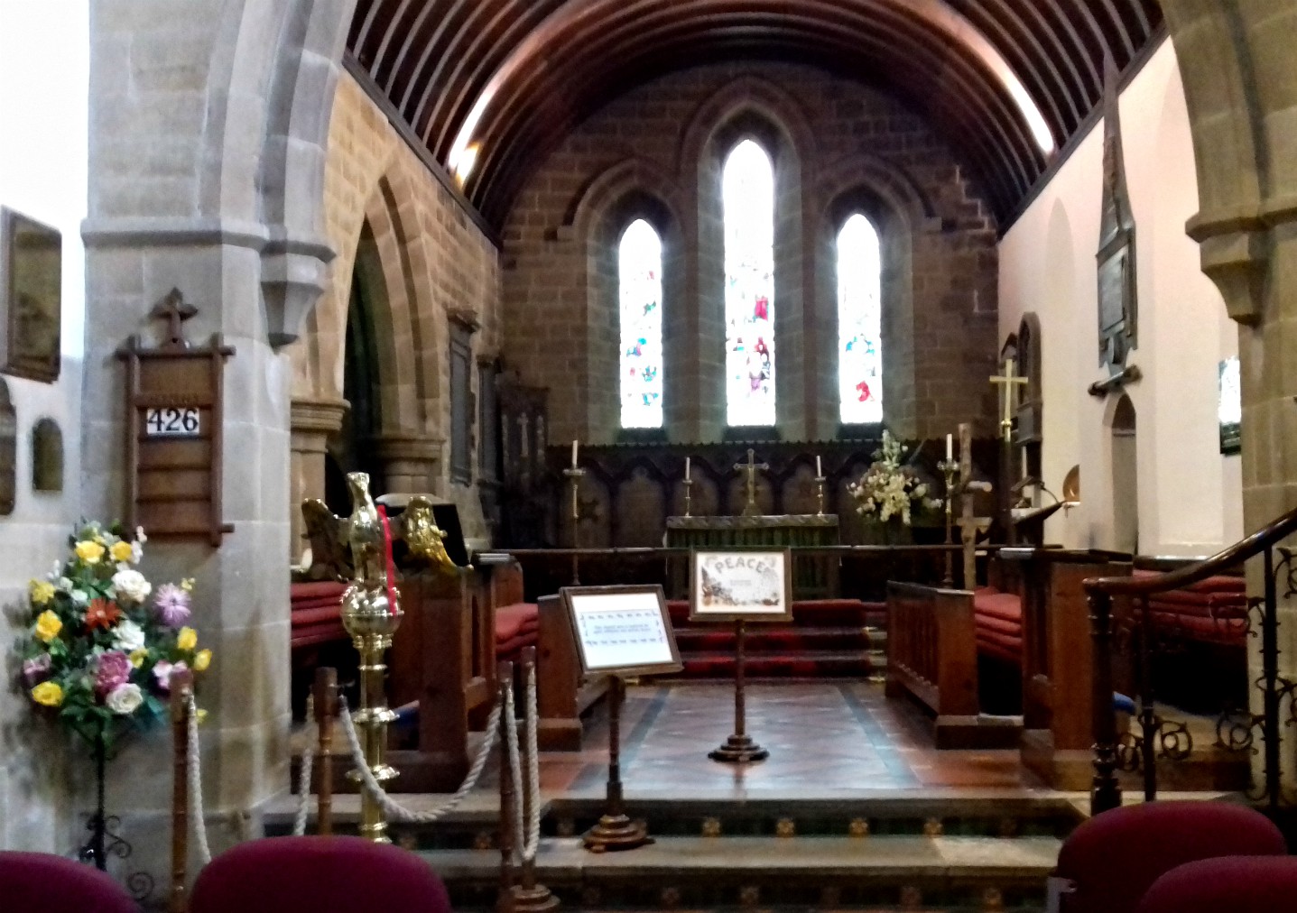 Inside Eyam Church 1 – Millie Thom