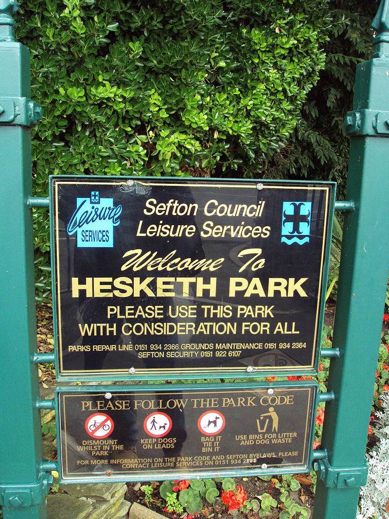 800px-Hesketh_Park_sign,_Southport – Millie Thom